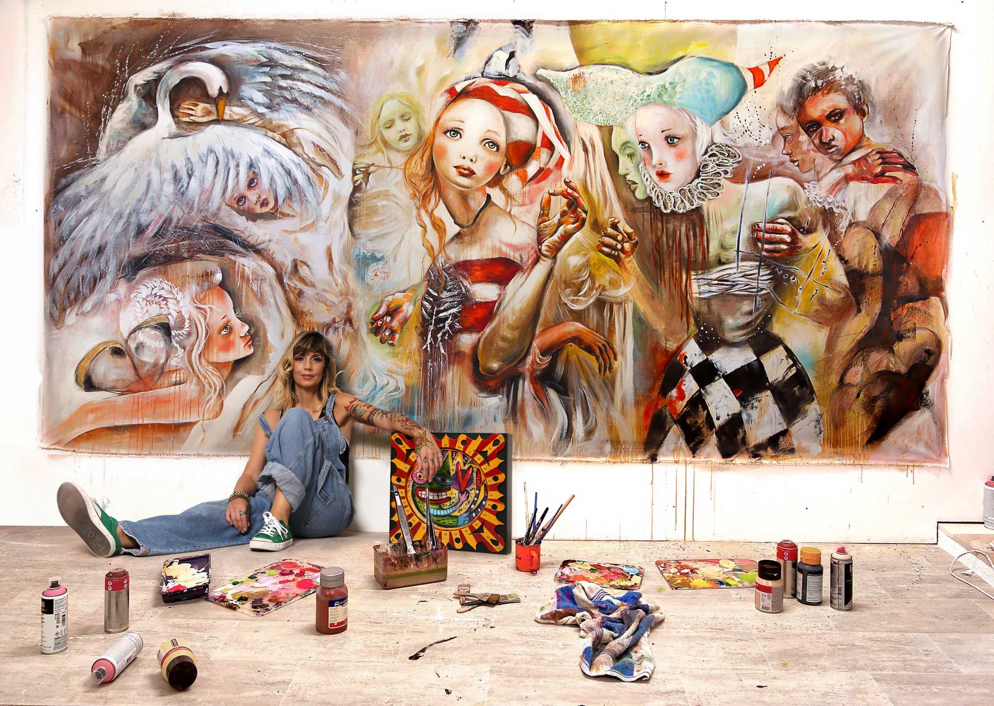 Xana Abreu artist from Lisbon, Portugal - Artworks: Paint